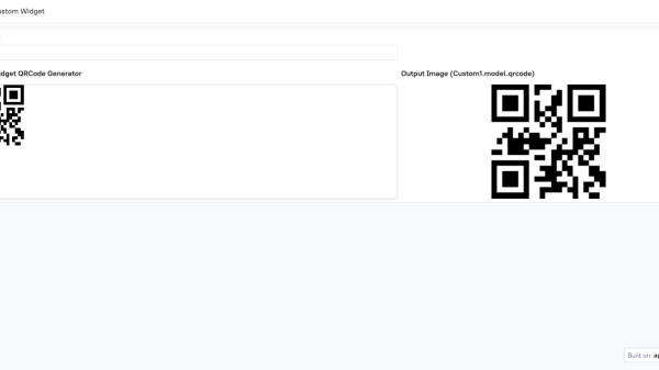 Qrcode Custom Widget Appsmith Community Portal