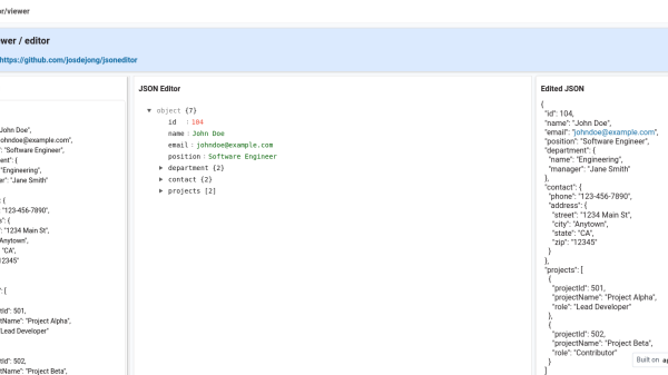 JSON Editor/Viewer | Appsmith Community Portal JSON Editor/Viewer | Appsmith Community Portal