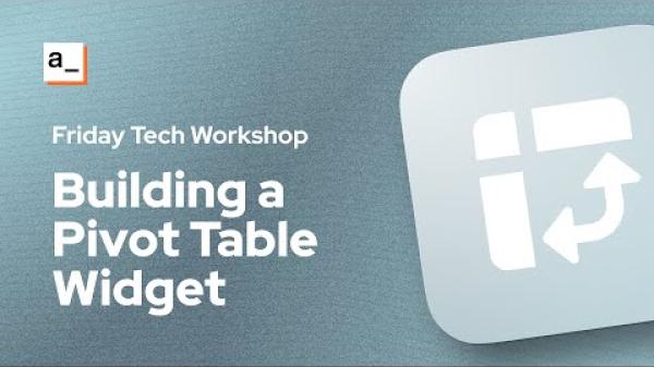Building A Pivot Table Custom Widget, Feat. Mockoon Mock API | Appsmith ... Building A Pivot Table Custom Widget, Feat. Mockoon Mock API | Appsmith ...
