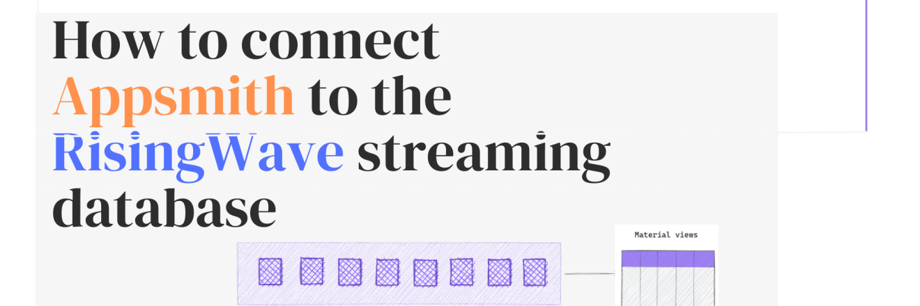How to Connect Appsmith to the RisingWave Streaming Database | Appsmith ...